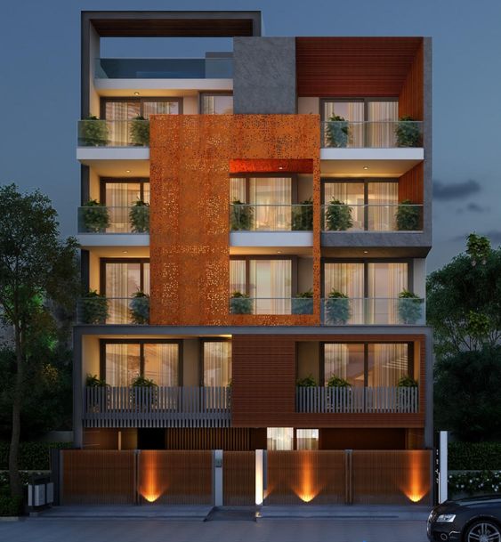 20+ Modern 4 floor Building Design Ideas Trending Right Now