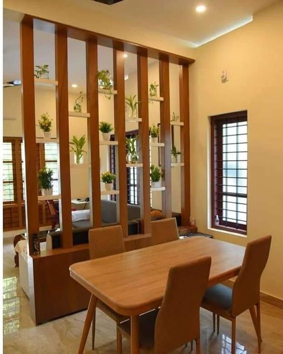 25+ Ideas for Partition Design Between Living-Dining Room without ...