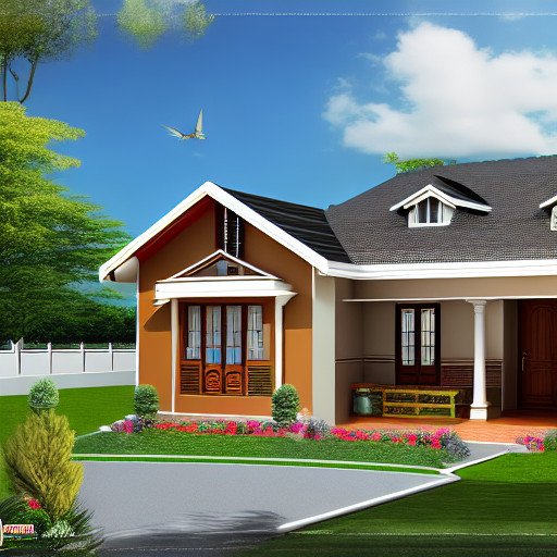 30+ Village Single Floor Home Front Design Trending in 2024