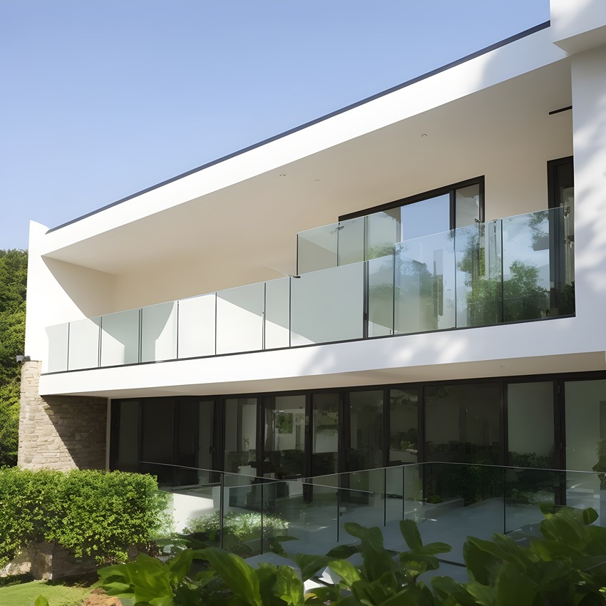 20+ Glass Railing Design Ideas For Your Balcony, Staircase, Roof