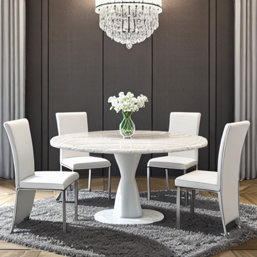 20+ Italian Marble Dining Table Designs For 6 and 8 People with Prices