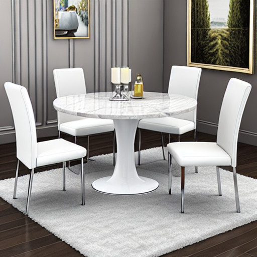 20+ Italian Marble Dining Table Designs For 6 and 8 People with Prices
