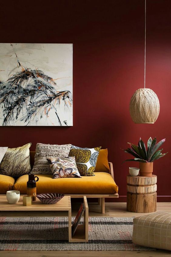 20+ Maroon Colour Combinations For Your Walls, Decor, Furniture