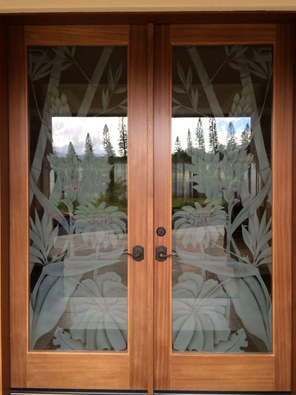 30+ Frosted Glass Designs For Main Doors, Pooja Room, Kitchens, Bathroom