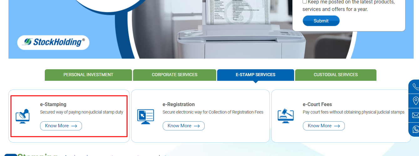 Stock Holding Corporation of India Limited: Role, Services, e-Stamping ...