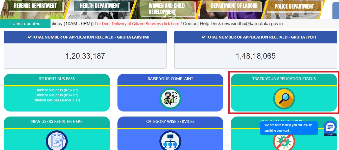 Seva Sindhu Karnataka: How to register & apply for the services online