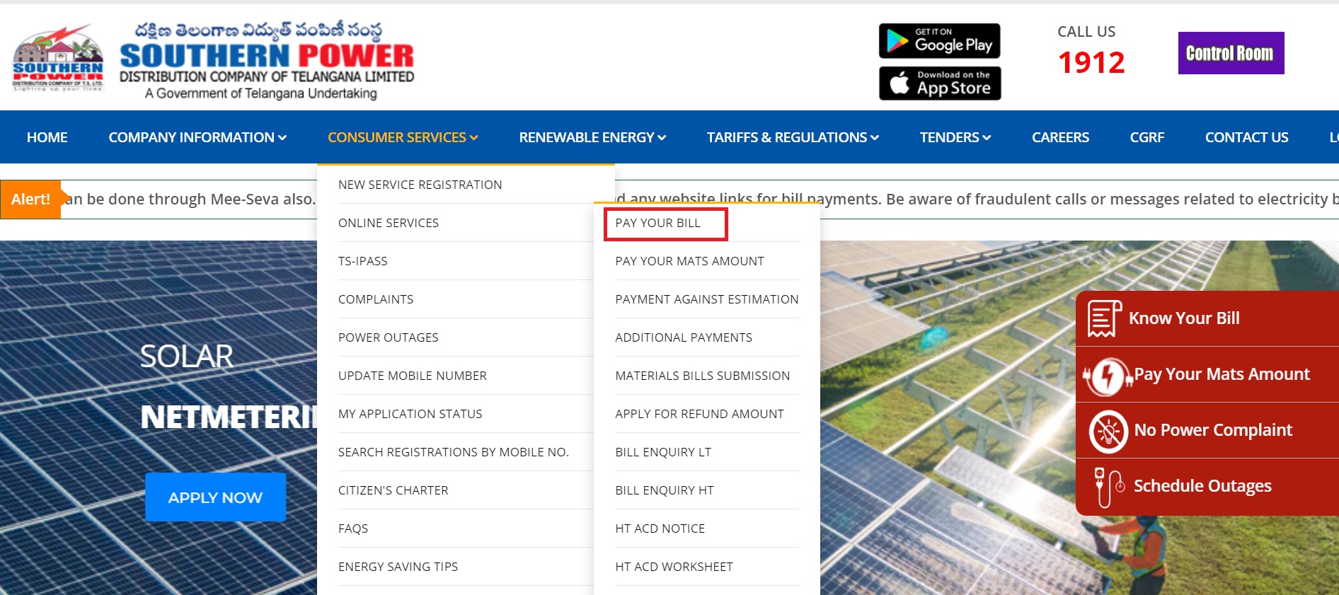 TSSPDCL Web Portal: Get New Electricity Connection, Bill Payment Online