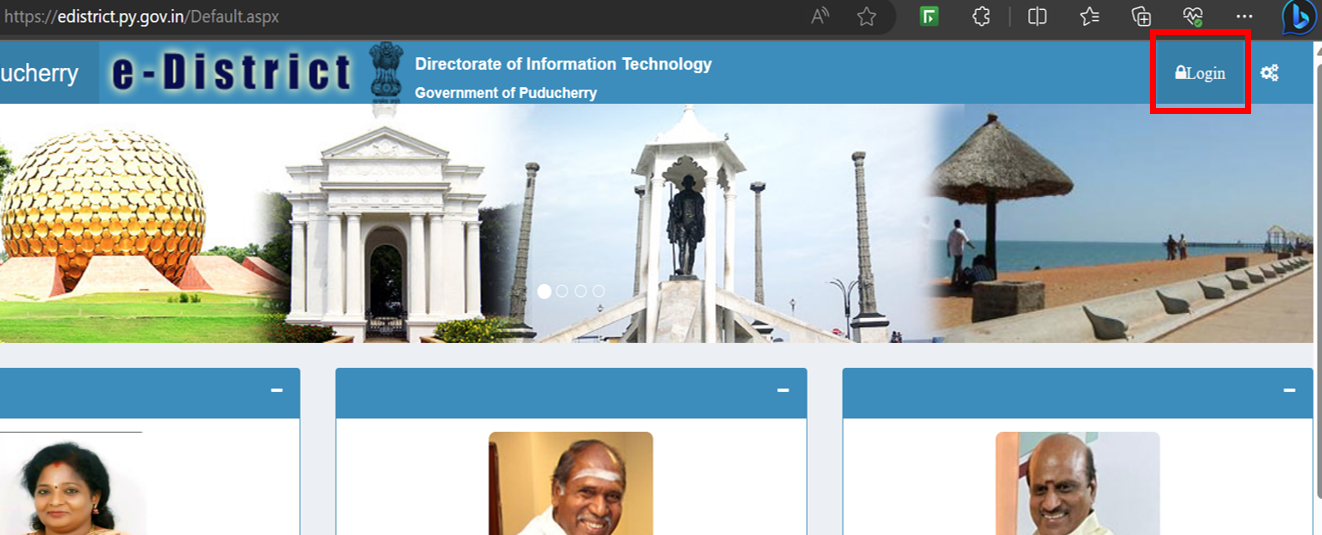 e-District Puducherry portal: Login Steps, Services, Registration ...