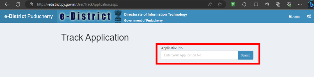 e-District Puducherry portal: Login Steps, Services, Registration ...