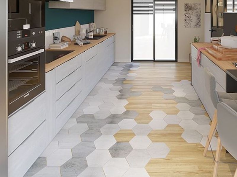 40+ White Floor Tiles for Your Living Room, Bathroom