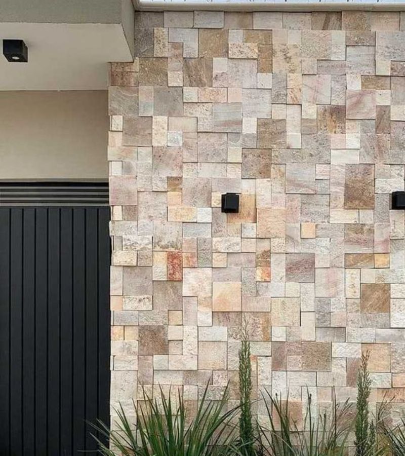 30+ Modern Front Wall Tiles Design: Styles, Types, Colours & More