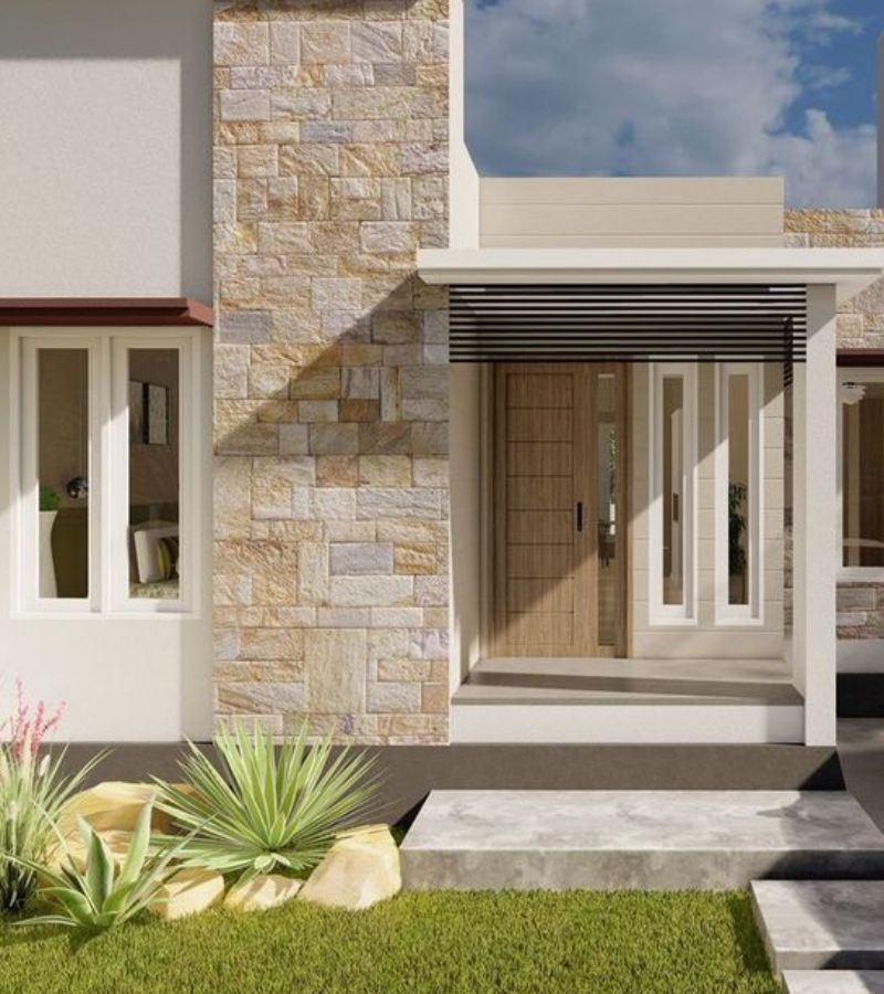 30+ Modern Front Wall Tiles Design: Styles, Types, Colours & More