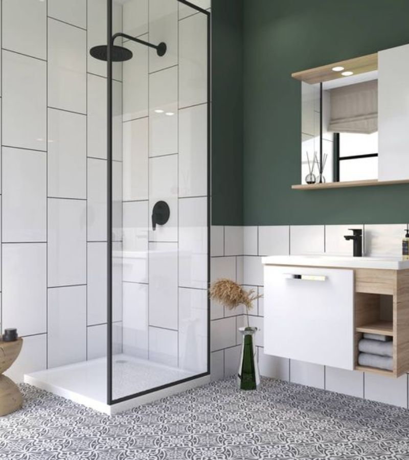 15+ Designs and Ideas for Dado Tiles for Bathroom