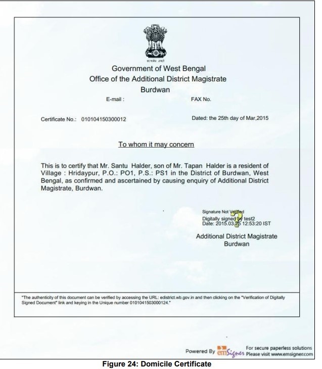 WB E-district: Login, application status, certificate download & more