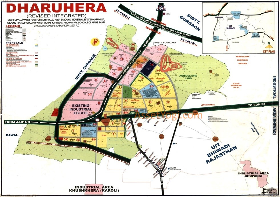 Dharuhera Master Plan: Summary, Key Highlights from 2021 & Proposed ...