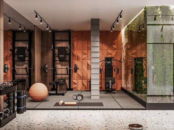 30+ Gym Interior Designs: Tips for Colours, Accessories