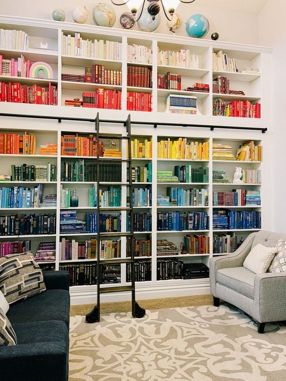 30 Home Library Design: Tips for Small Room, Accessories & More
