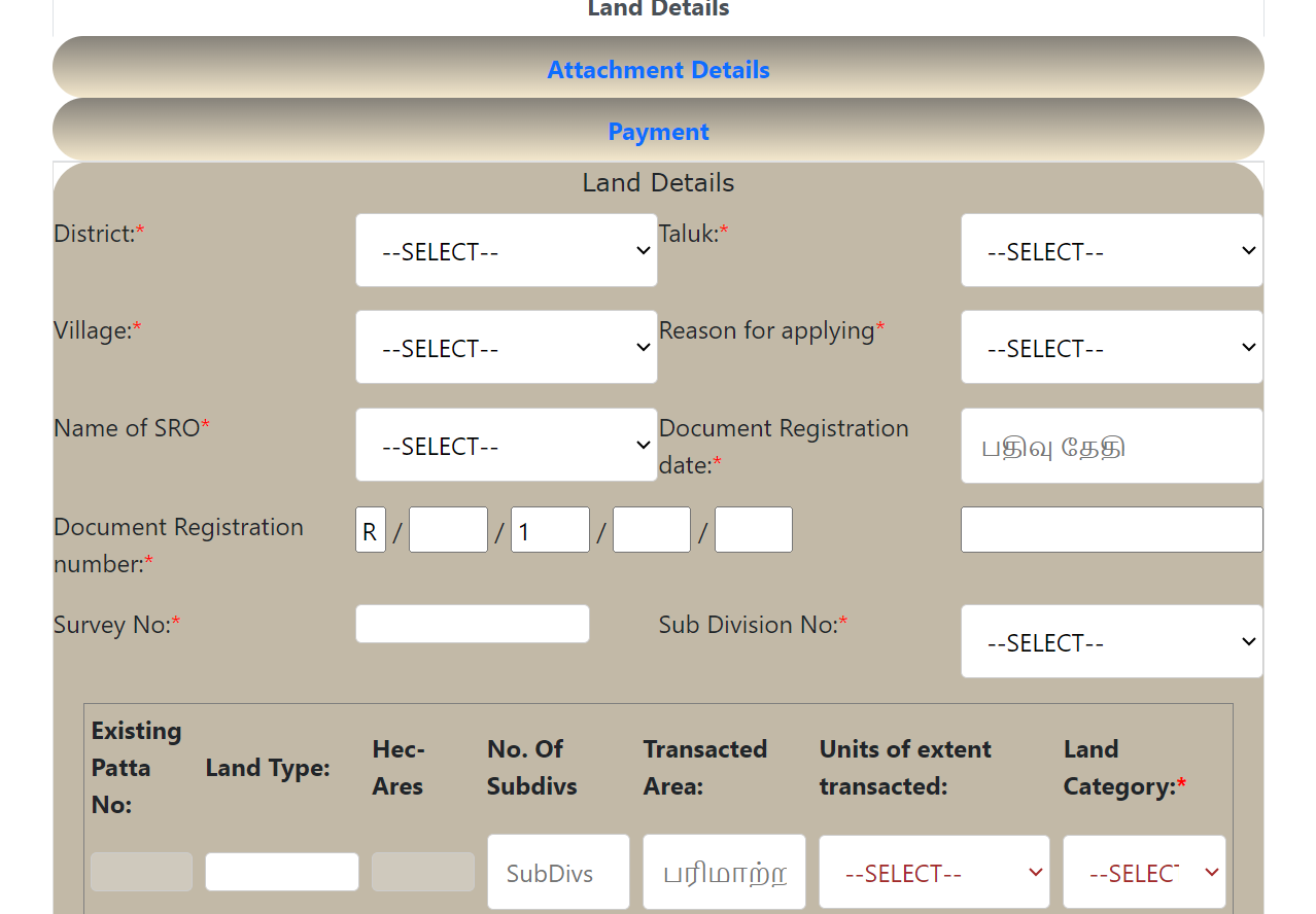 View Patta Chitta TN (2024) Online: How to apply for Patta, EC, A ...