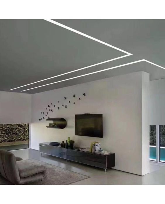 Profile Light in Ceiling: 30 Design Ideas for Your Modern Home