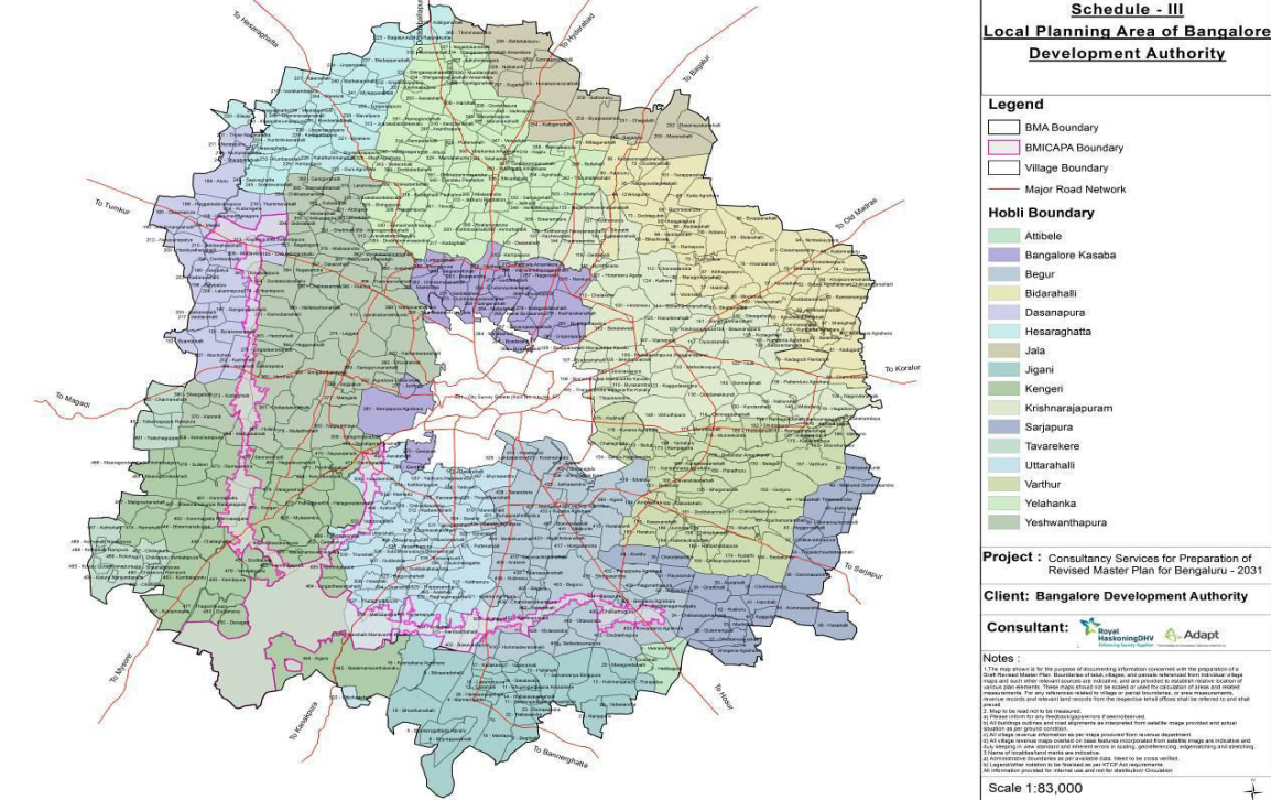 CDP Bangalore Master Plan: Overview, Timeline, Map, Key Highlights from ...