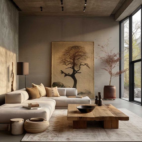 25+ Wabi-sabi Decor Ideas for Living Room, Bedroom & More