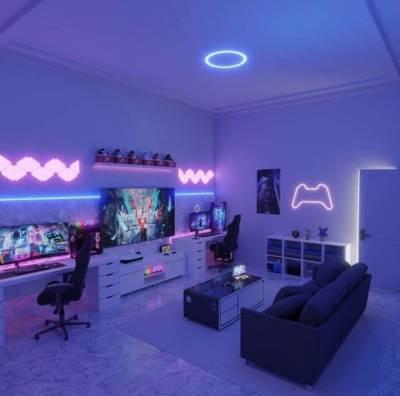 45+ Gaming Room Designs: Ideas for Set-up, Lights & More