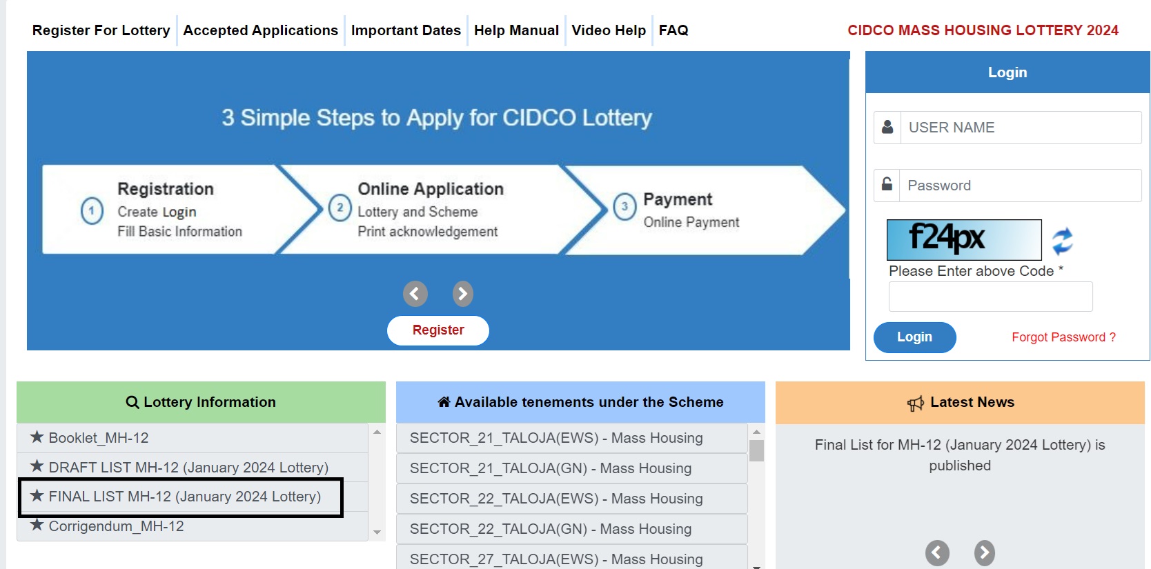 CIDCO Lottery Schemes: Check out key details, important dates ...