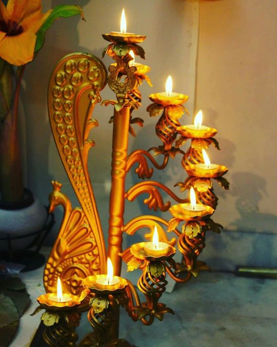 35+ Diwali mandir decoration ideas with diyas, flowers & more
