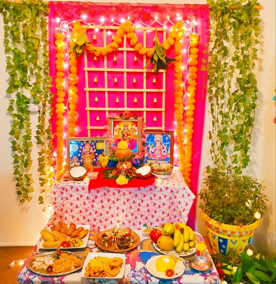 35+ Diwali mandir decoration ideas with diyas, flowers & more