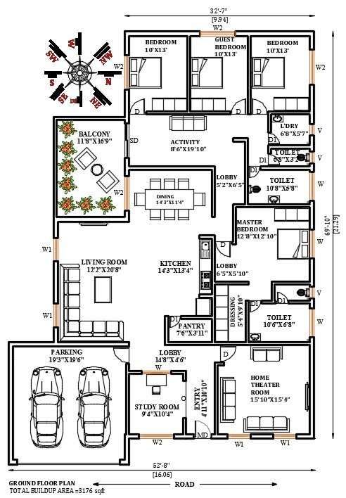 20+ 4 Bedroom House Plans: Ideas for Indian, Kerala Styles