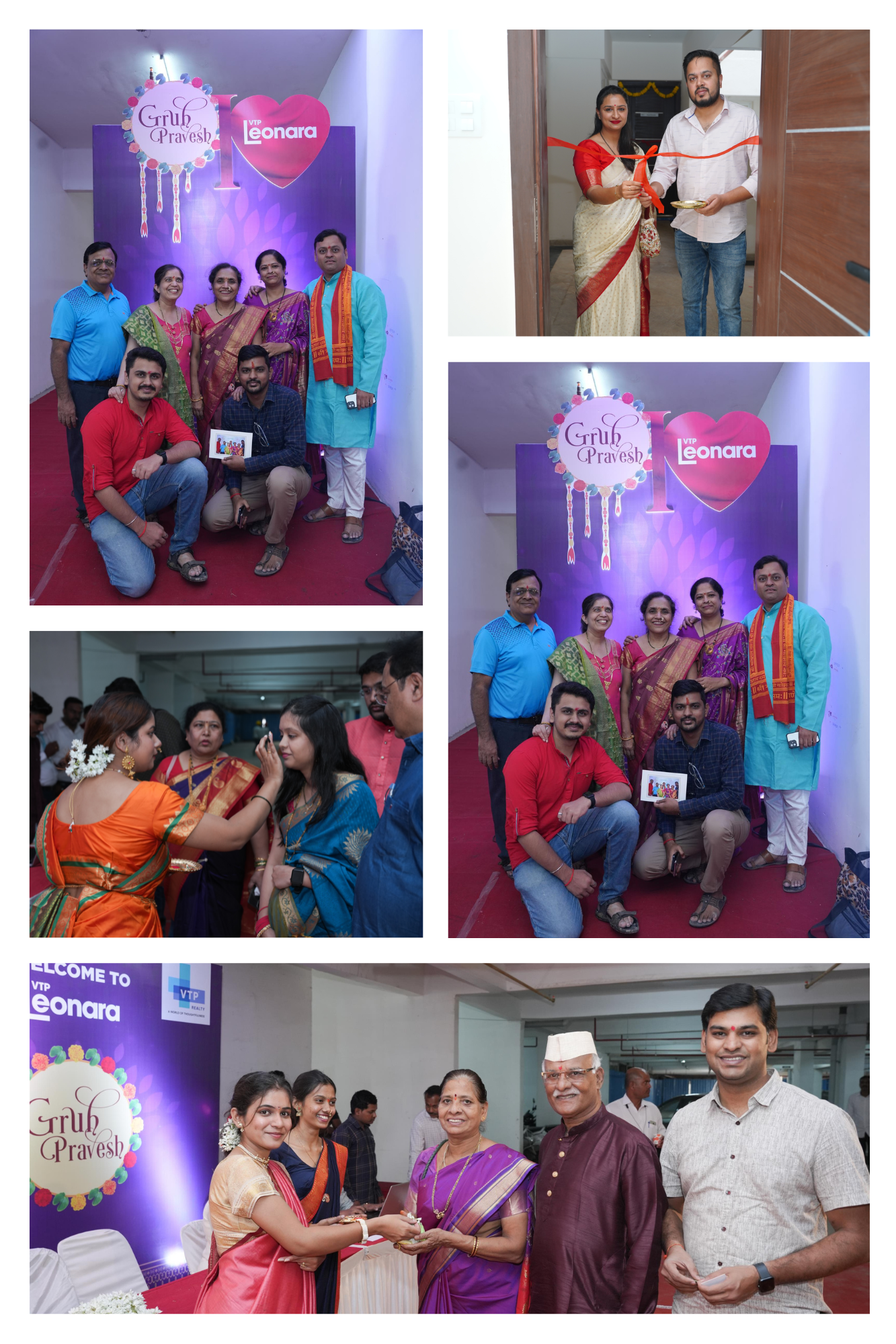 VTP Realty hosted gruh pravesh for 600 families in Pune on Dussehra