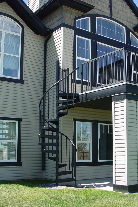 30 Outdoor Stairs Designs: Ideas for Iron, Concrete Stairs