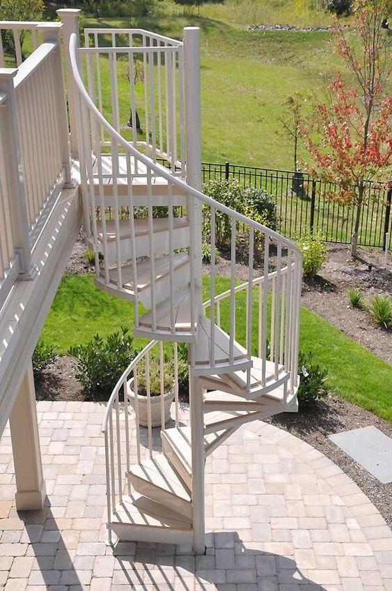 30 Outdoor Stairs Designs: Ideas for Iron, Concrete Stairs