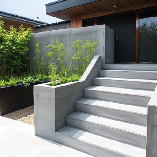 30 Outdoor Stairs Designs: Ideas for Iron, Concrete Stairs