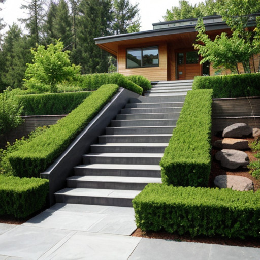 30 Outdoor Stairs Designs: Ideas for Iron, Concrete Stairs
