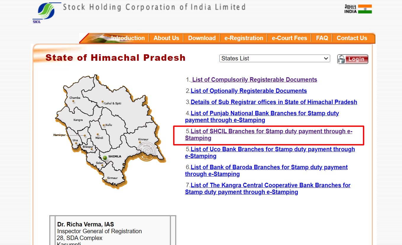 Latest stamp duty & registration charges in Himachal Pradesh