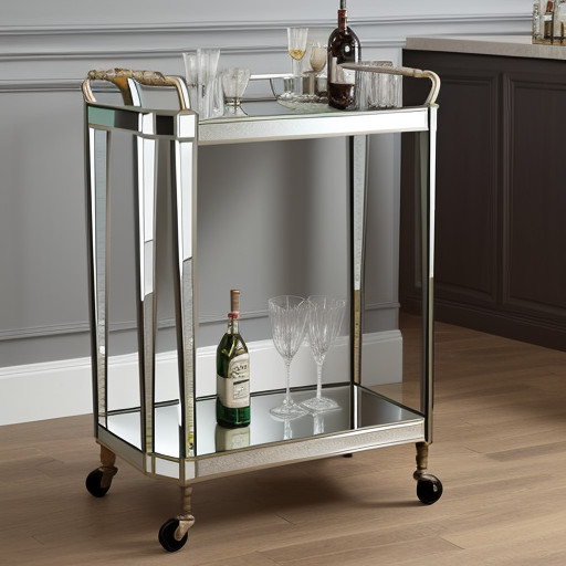 15+ Bar Unit Designs: Ideas with Fridge, Crockery, Mirror