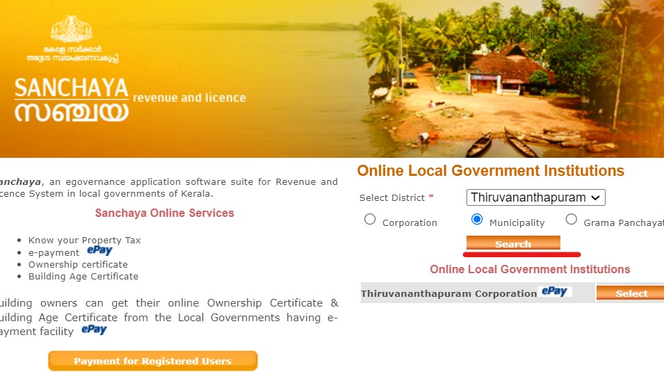 Know How to Pay Kerala Property Tax Online