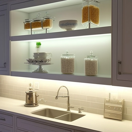 40+ Glass Kitchen Cabinet Ideas: Designs with Knobs, Lights