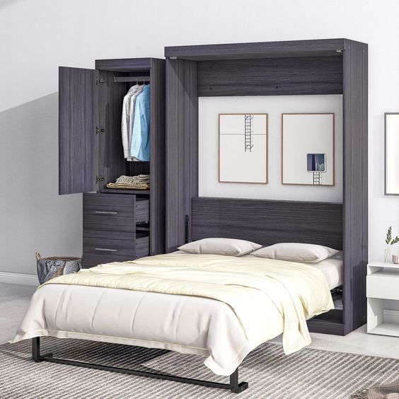 10 Wall-mounted Foldable Bed Designs: Placement, Safety
