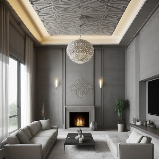 20 Cement Ceiling Designs: Ideas for Bedrooms, Living Rooms