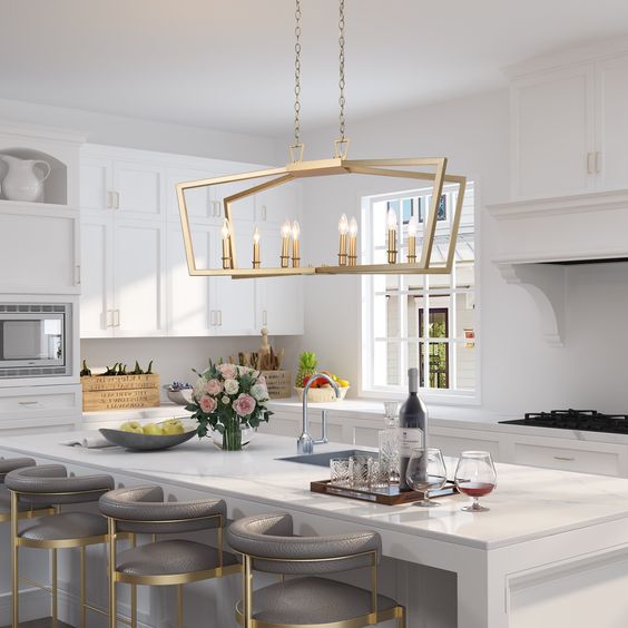 35+ Luxury Modern Kitchen Designs: Lighting, Wall Decals, Islands