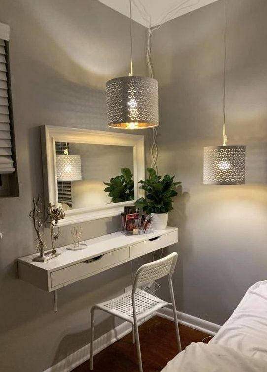 35+ Dressing Table Light Ideas Trending Right Now: Strip Lights, Batten ...
