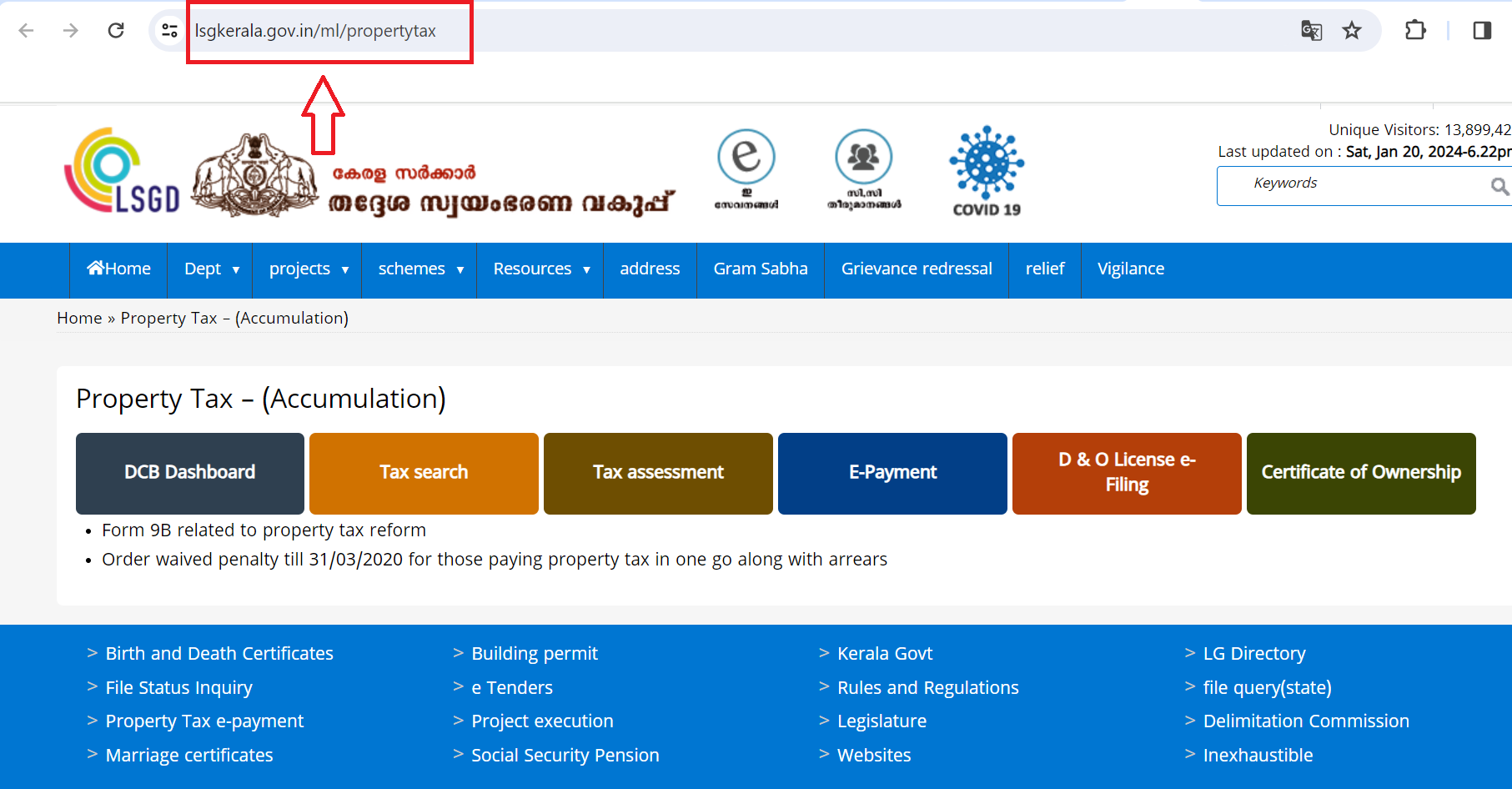 Trivandrum Corporation Building Tax: Tax Rates, Payment Process