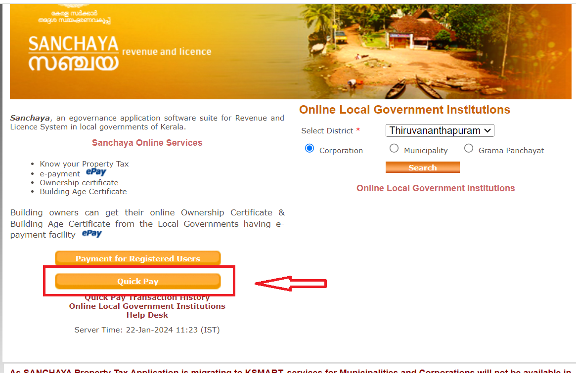 Trivandrum Corporation Building Tax: Tax Rates, Payment Process