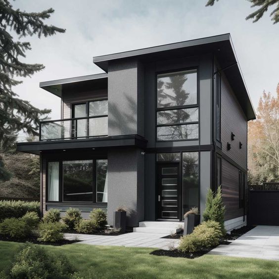 20+ Grey Colour Elevation Designs: Pros & Cons, Vastu