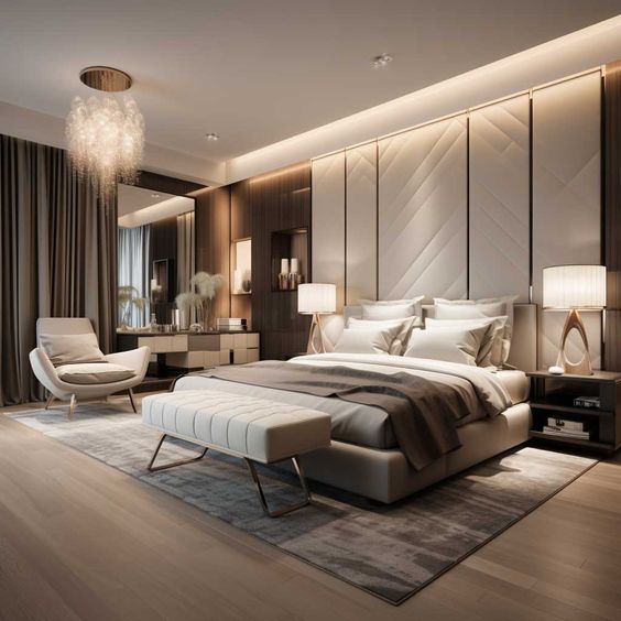 40+ Luxury Bedroom Designs: Ideas for Colours, Lighting, Wall art