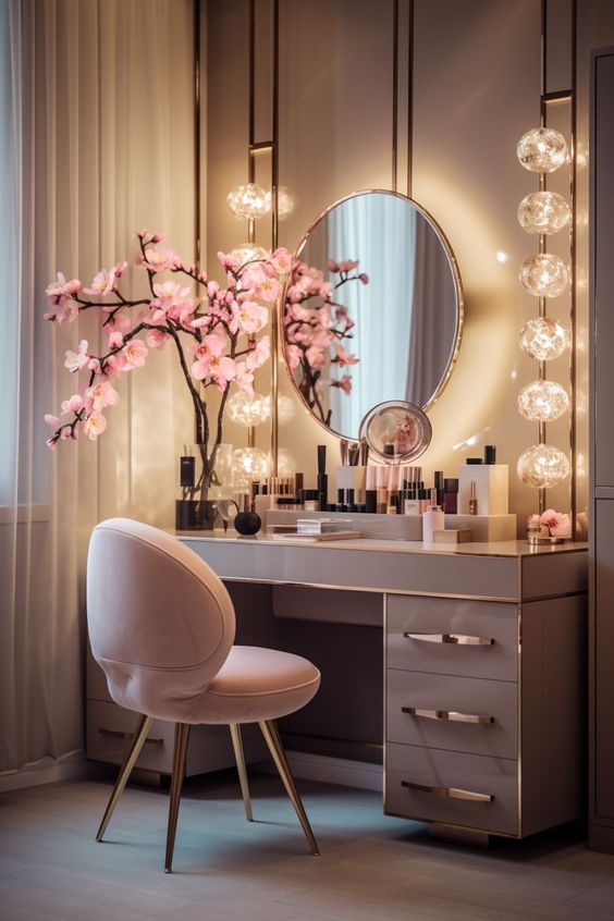 35+ Dressing Table Light Ideas Trending Right Now: Strip Lights, Batten ...