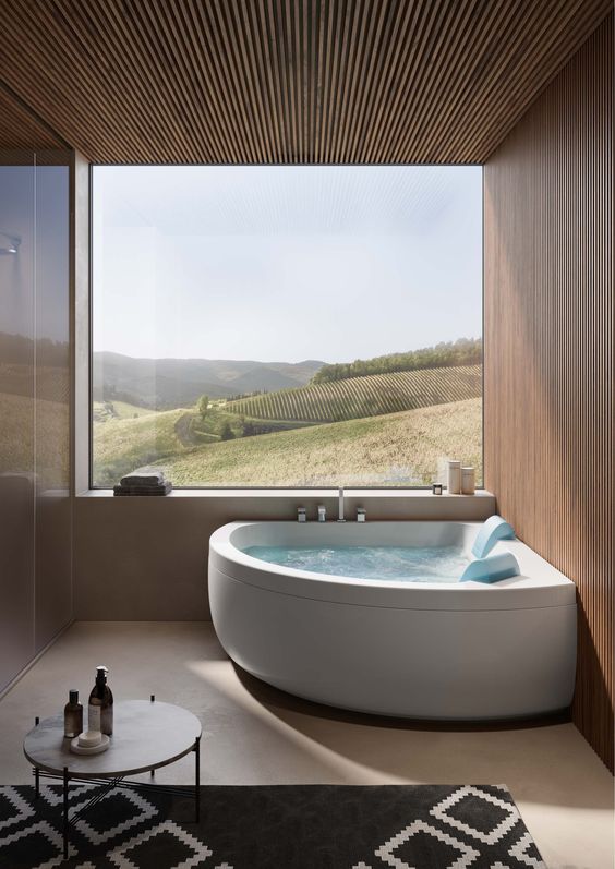 10 Bathroom Jacuzzi Designs: Ideal Size, Jacuzzi vs Bathtub