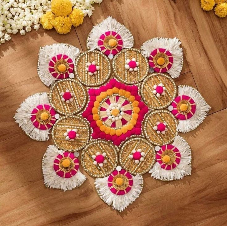 40 Simple Rangoli Designs For Diwali 2025: Beginners, Free Hand Designs